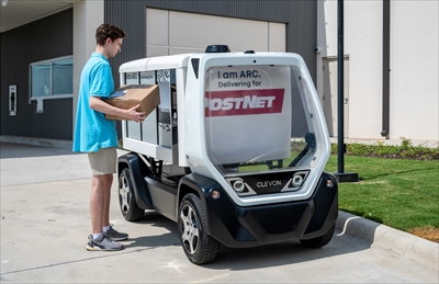 Driverless vehicle company Clevon brings self-driving package delivery ...